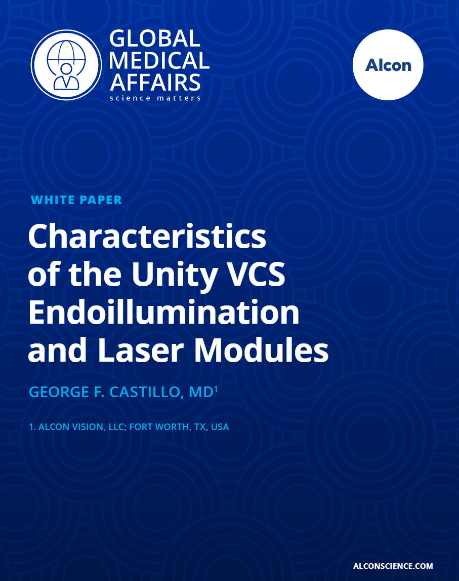 Characteristics of the Unity VCS Endoillumination and Laser Modules | alconscie…